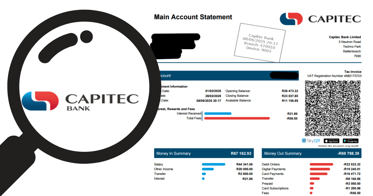 Capitec Bank Statement Analysis: Understanding the True Costs Behind ...