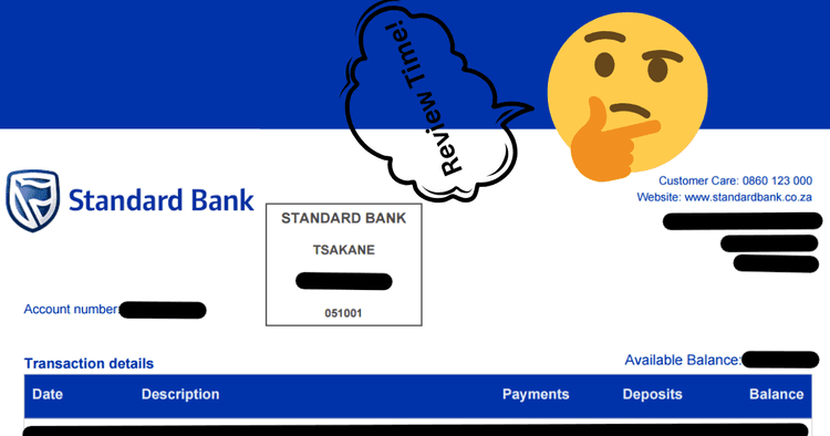 Standard Bank Statement Analysis: Understanding Account Tiers, Fees ...